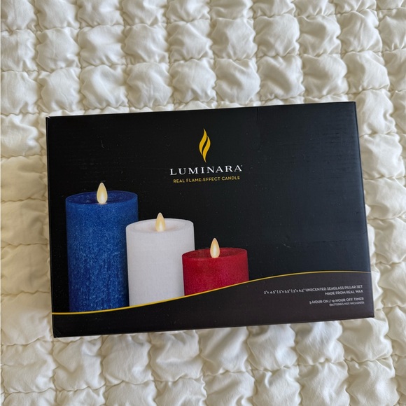 Design | New Luminara Real Flameeffect Candle Set | Poshmark